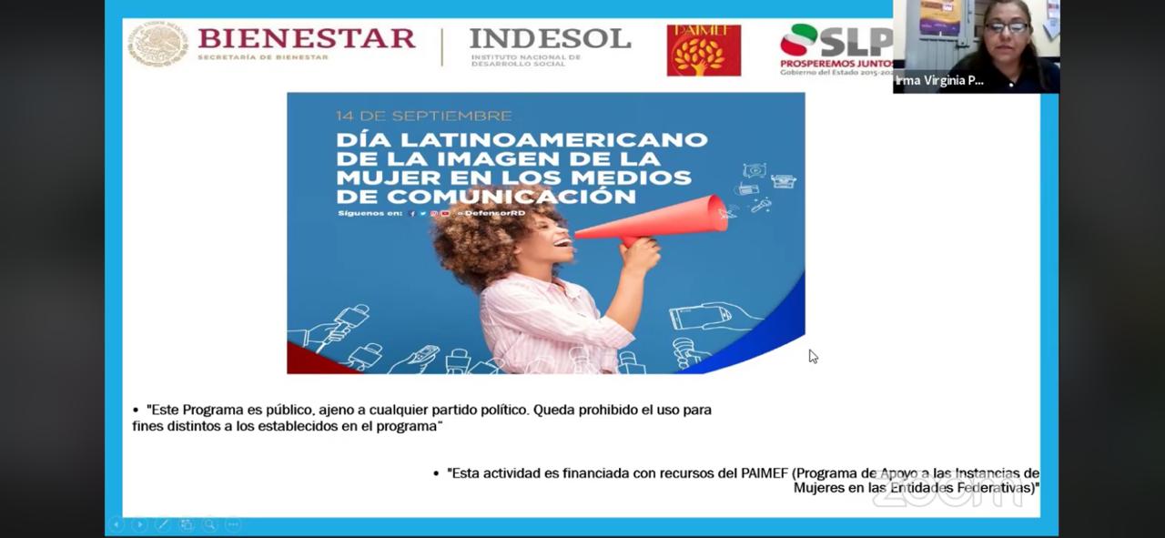 IMES OFRECIÓ PLÁTICA EN LÍNEA PARA RECORDAR “EL DÍA LATINOAMERICANO DE LA IMAGEN DE LA MUJER EN ...